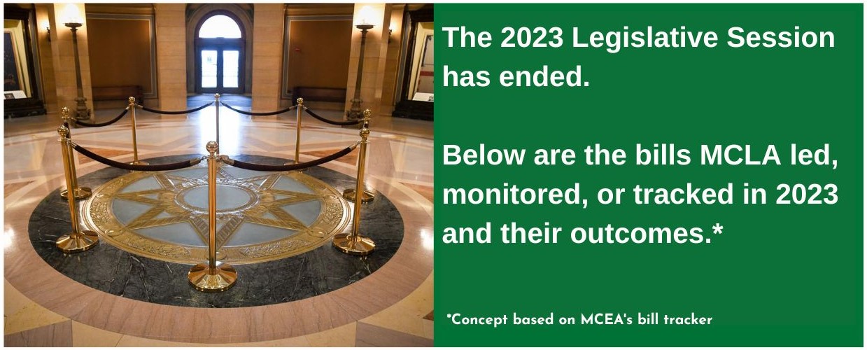 2023 legislative tracker / Minnesota Council on Latino Affairs